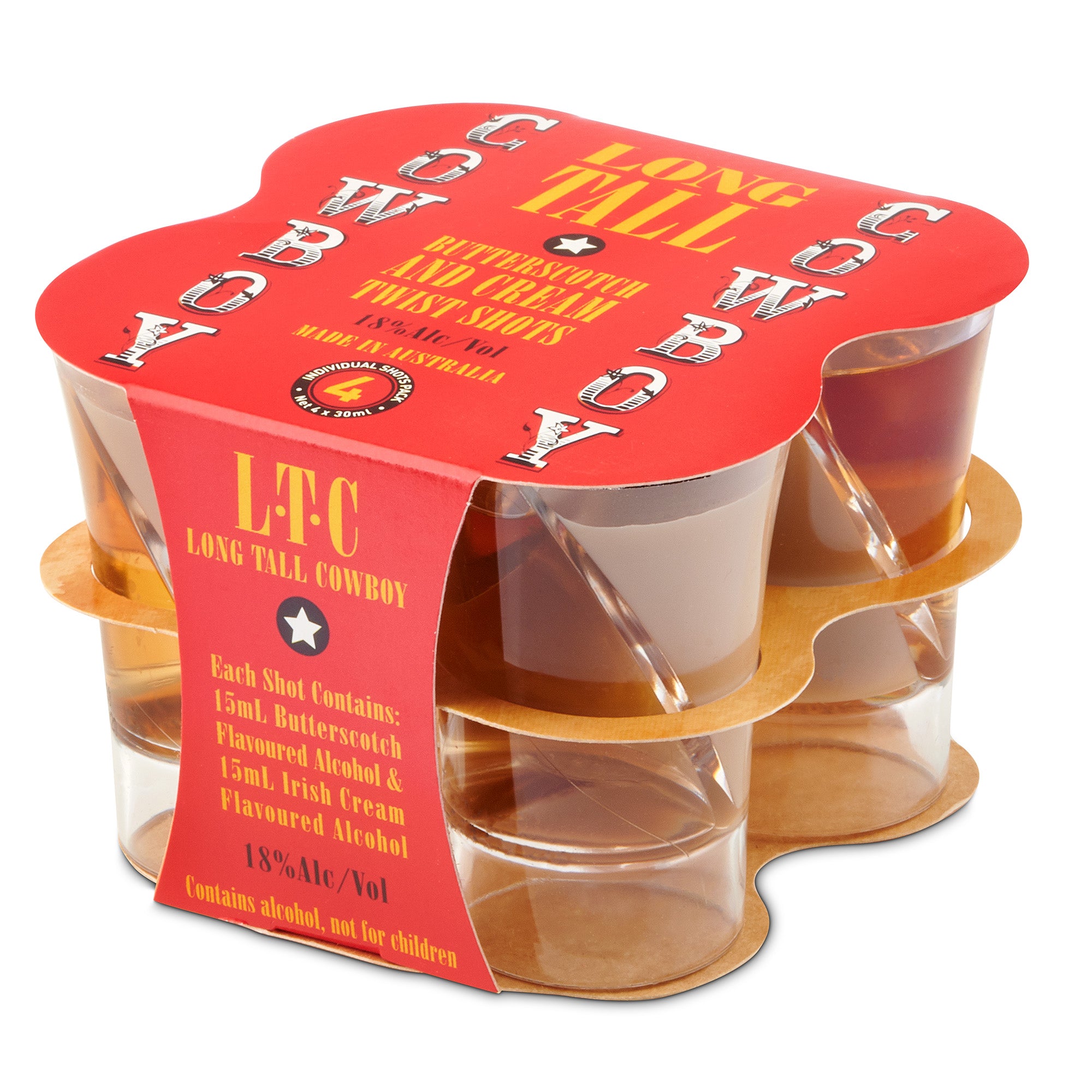 72x Butterscotch Cream Liqueur Shots, Alcohol Shots – Platinum Liquor